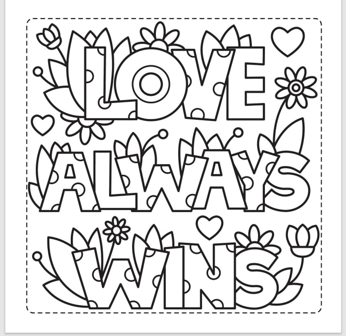 Kids Inspirational Coloring Pages - SO CUTE! - Etsy