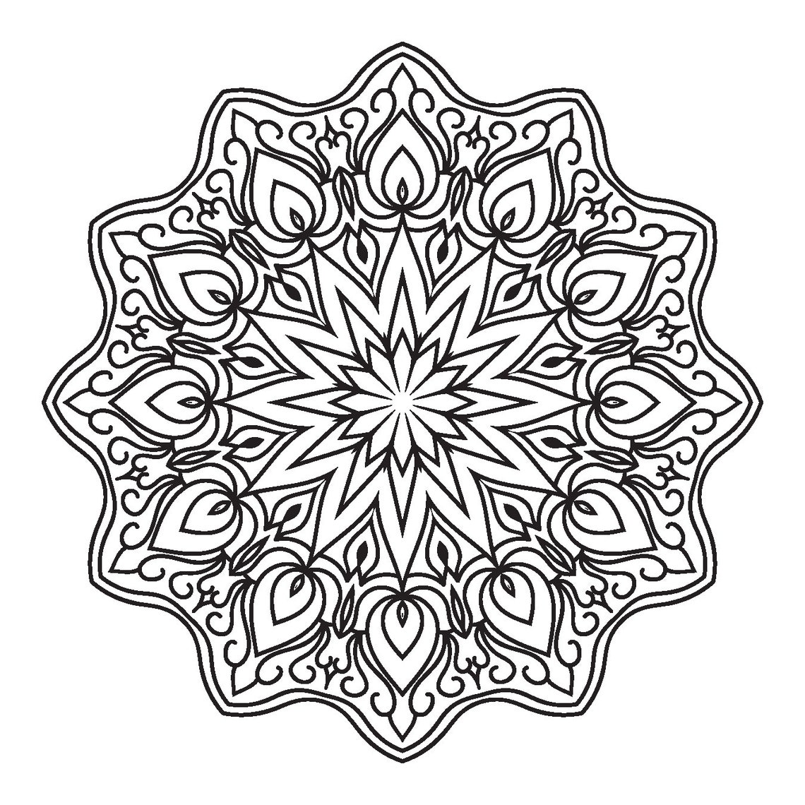 150 Pages Mandela Coloring - Etsy