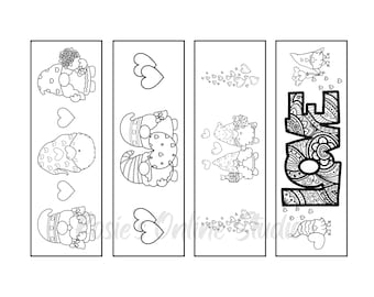 Kids Inspirational Coloring Pages SO CUTE - Etsy