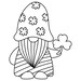 St Patrick's Gnomes Coloring Pages - Etsy