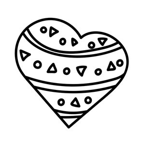 Valentine Hearts Coloring Pages - Etsy