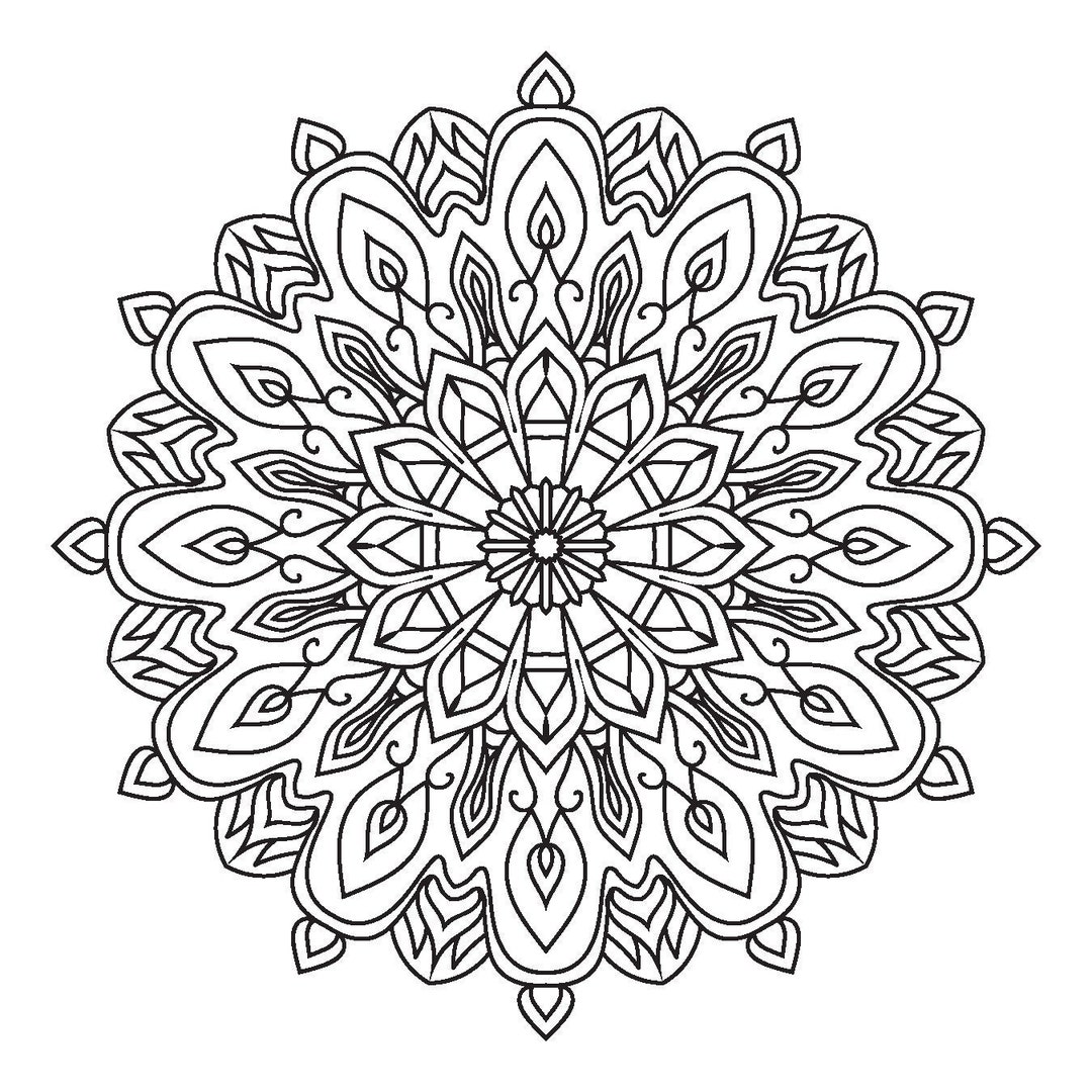 150 Pages Mandela Coloring - Etsy