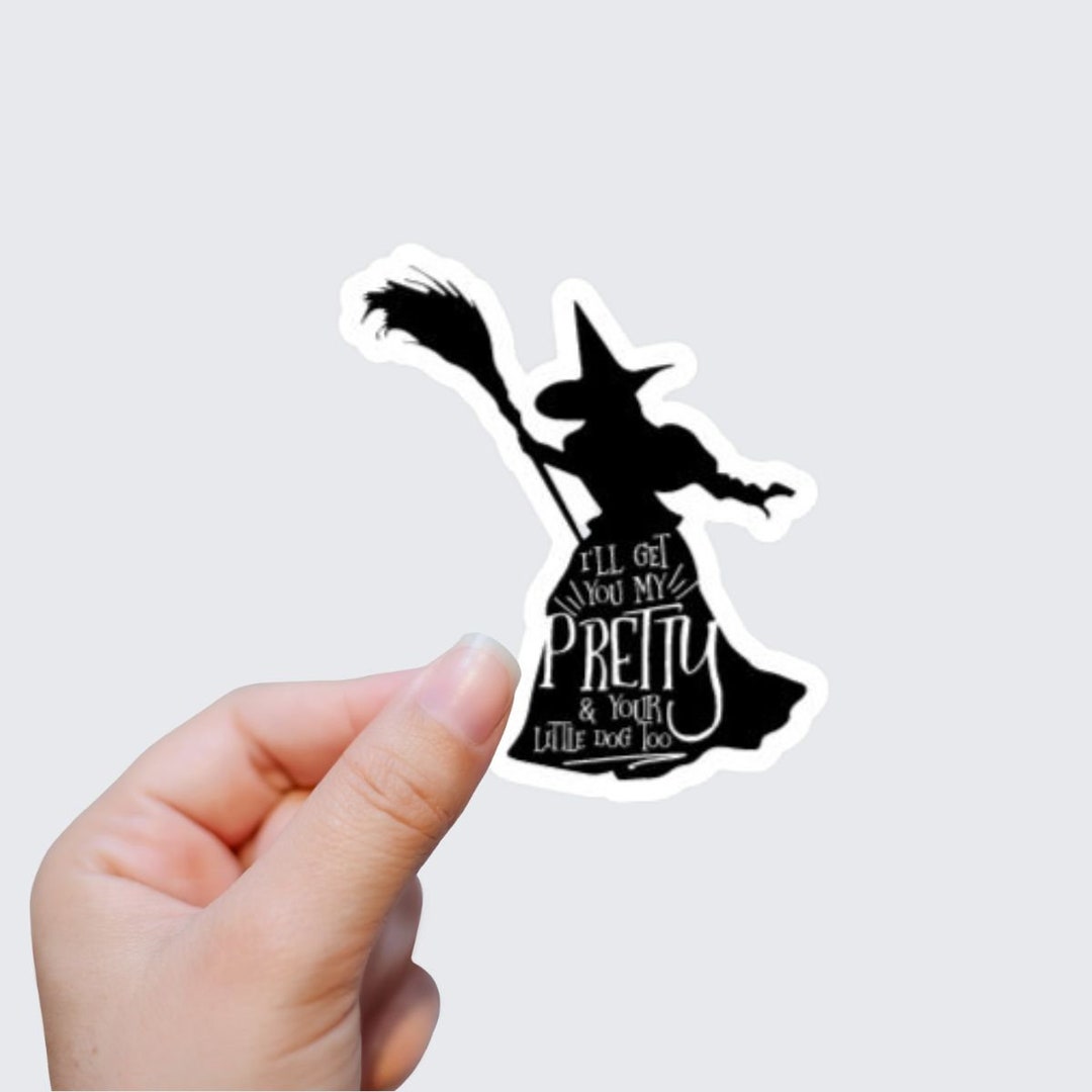 Wicked Witch of the West Die Cut Sticker Laptop Stickers Wizard of Oz ...