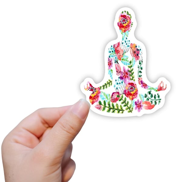Yoga Stickers - Etsy