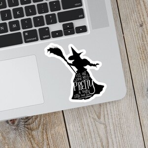 Wicked Witch of the West Die Cut Sticker Laptop Stickers Wizard of Oz ...