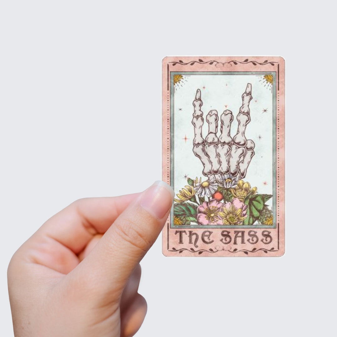 The Sass Skeleton Die Cut Sticker Funny Laptop Stickers Tumbler ...