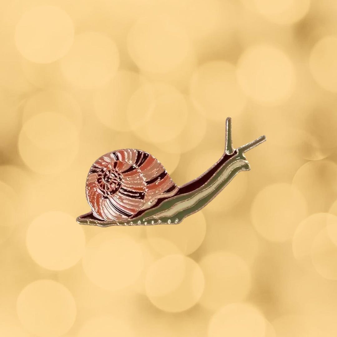 Snail Enamel Pin, Lapel Pin, Pin Badges, Lanyard Pin, Collector Pins ...