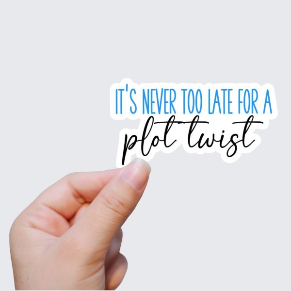 Plot Twist Stickers - Etsy