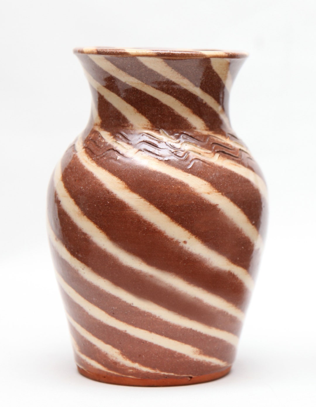 Charlie Lisk Swirl Vase - Etsy