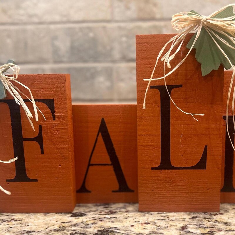 Wooden Fall Blocks - Etsy