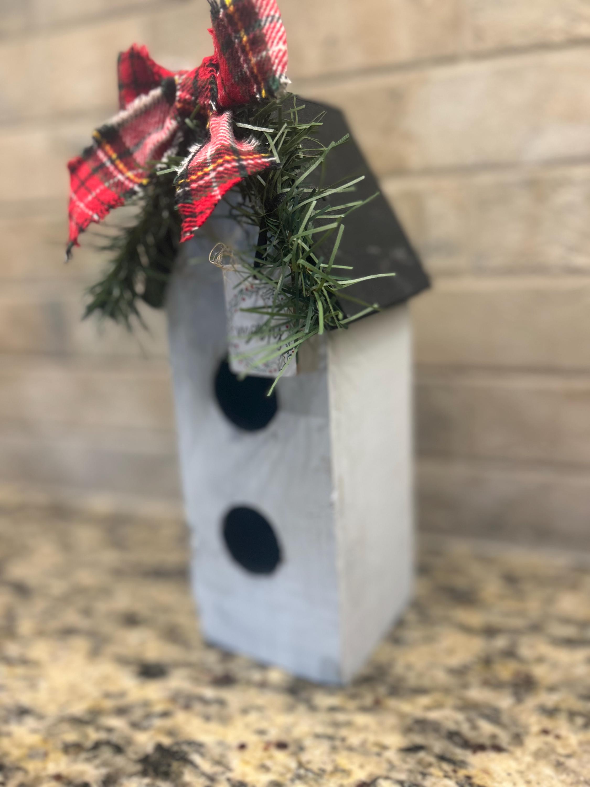Handcrafted Rustic Birdhouse From Reclaimed Wood Festive Home Decor - Etsy