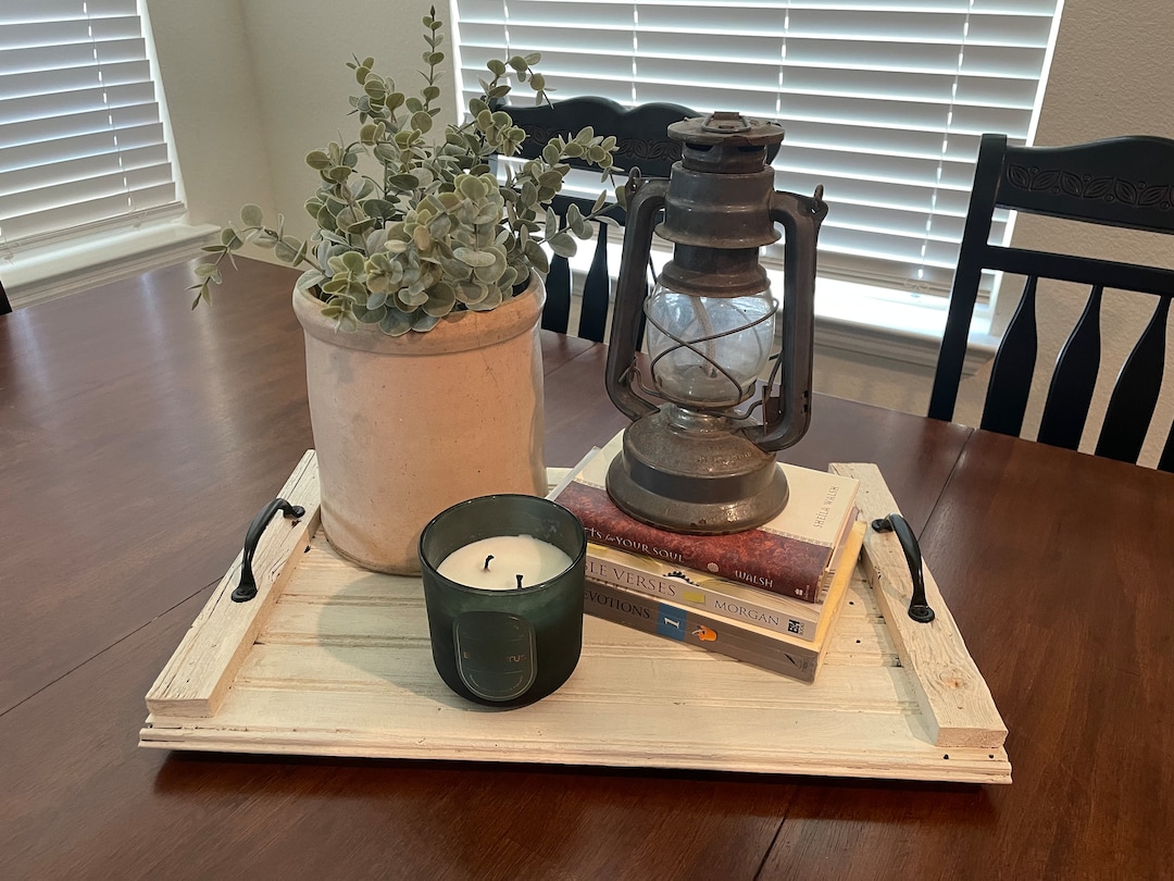Handmade Rustic Farmhouse Tray From Reclaimed Wood for Home Decor! - Etsy