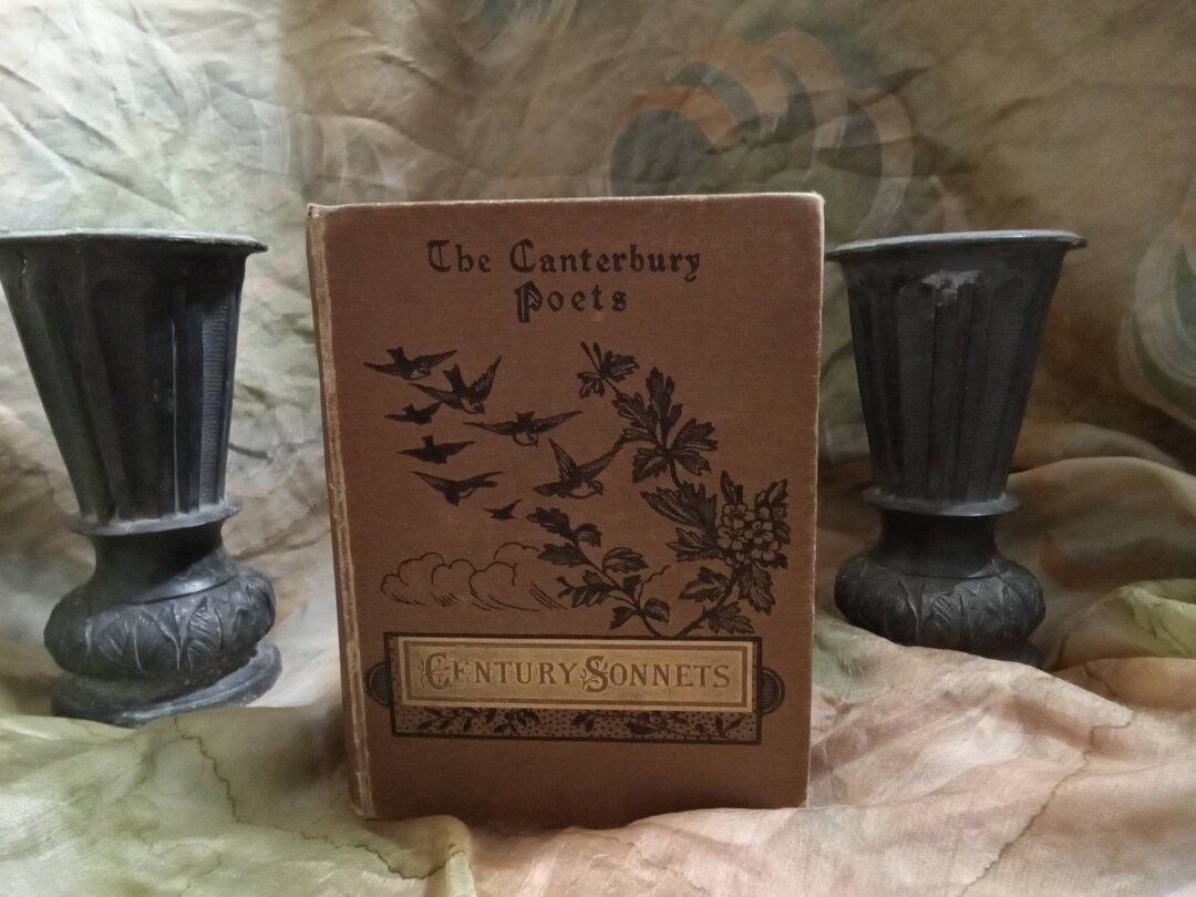 Vintage Book the Canterbury Poets Century Sonnets by William Sharp - Etsy