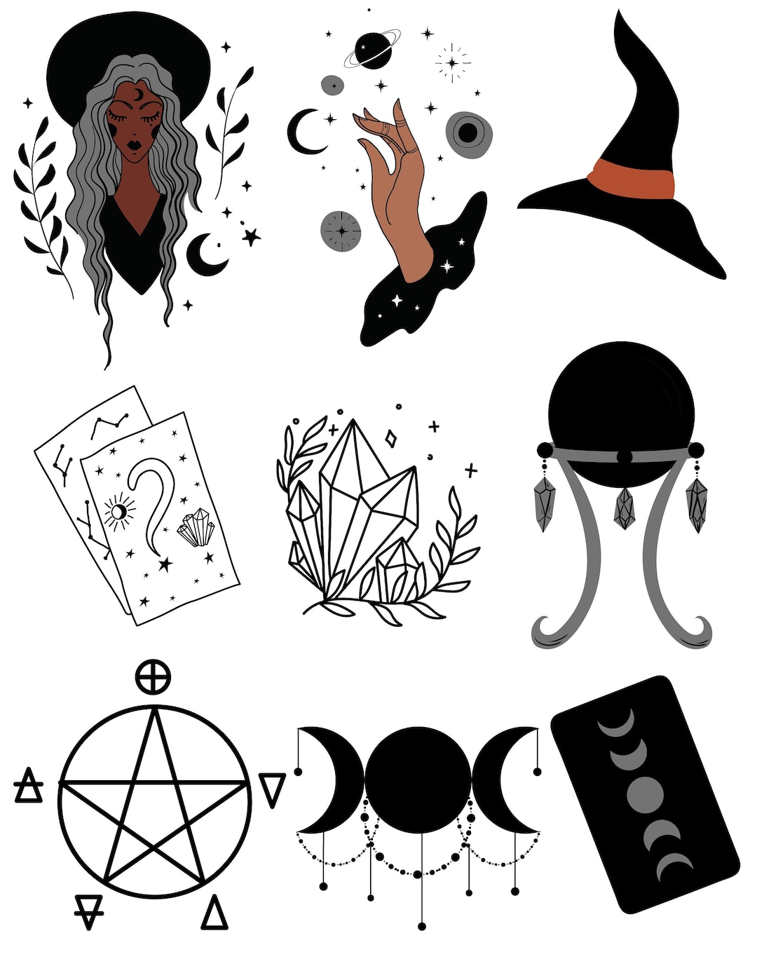 Various Witchy Vibes SVG - Etsy