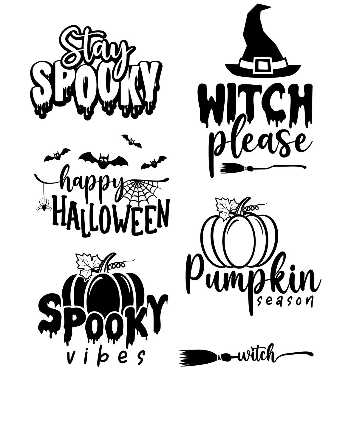 Spooky Season SVG - Etsy