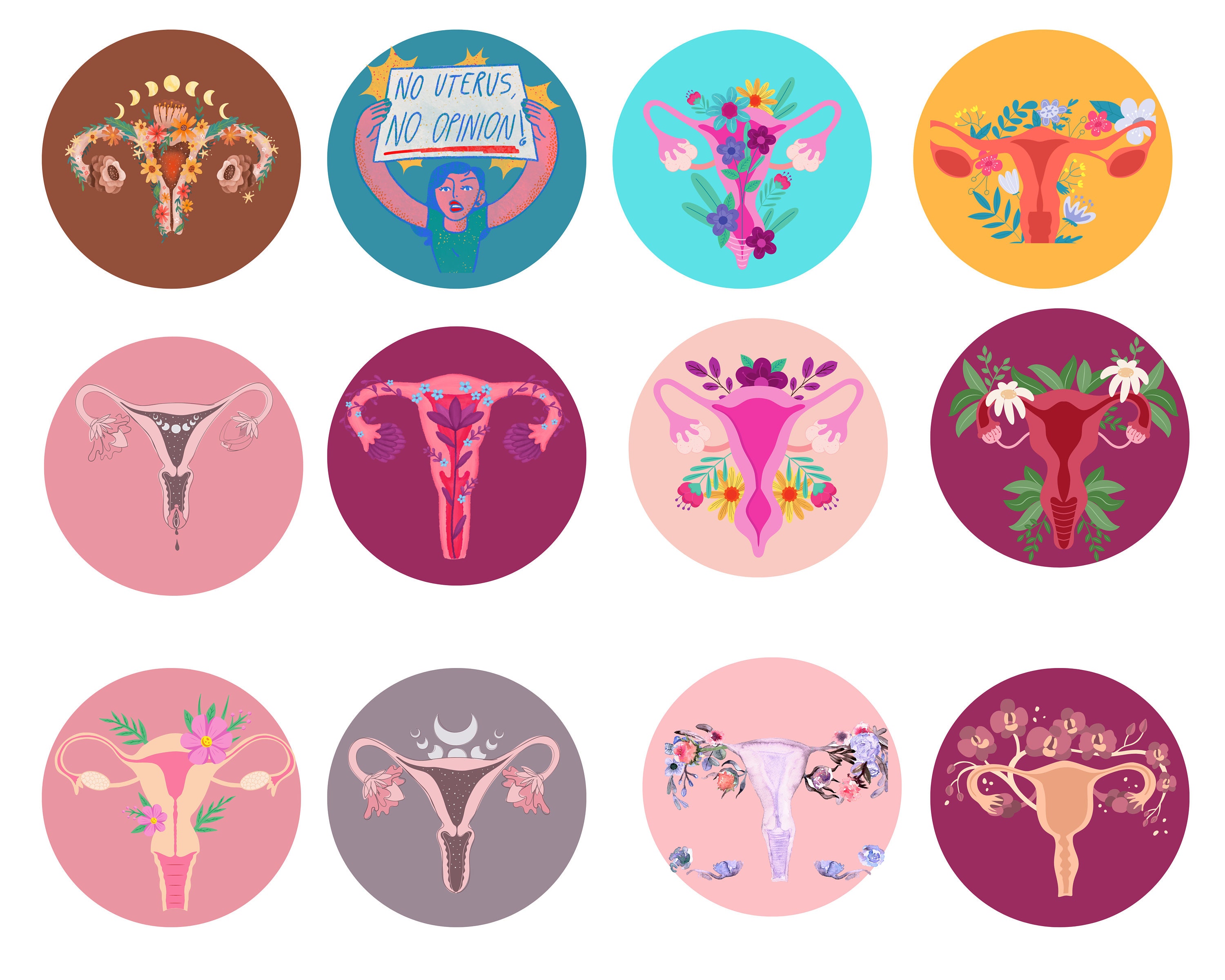 Pro-choice Button Template - Etsy