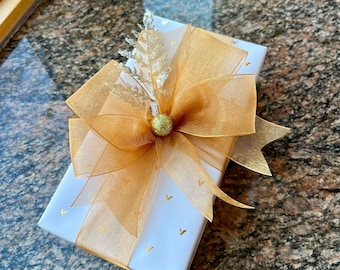 Pre Wrapped Gift Box, Ready to Use, Reusable Empty Gift Box, Unwraps ...