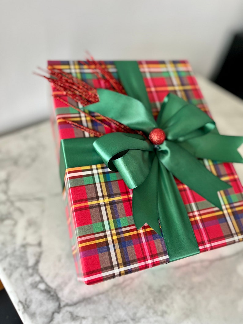 Holiday/christmas Pre Wrapped Gift Box, Ready to Use, Reusable Empty ...
