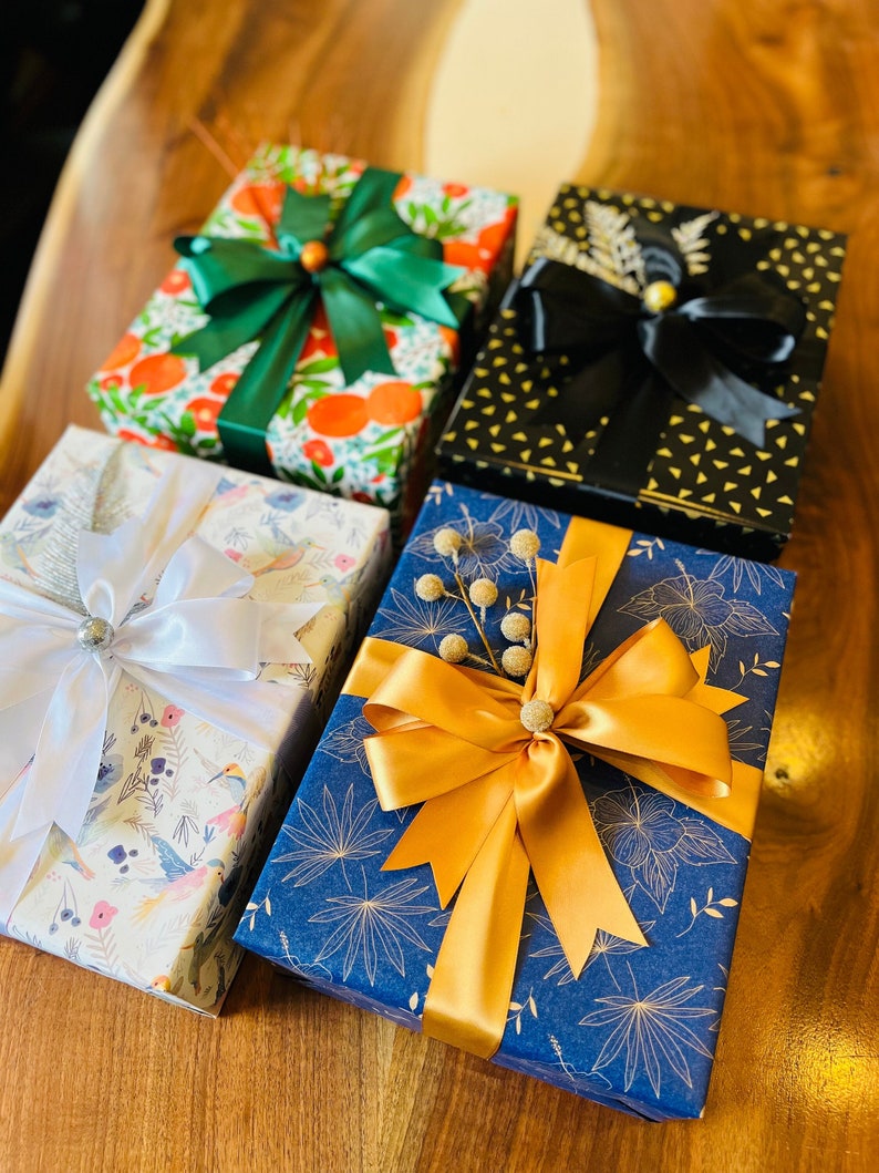 Pre Wrapped Gift Box Ready to Use Reusable Empty Gift Box | Etsy