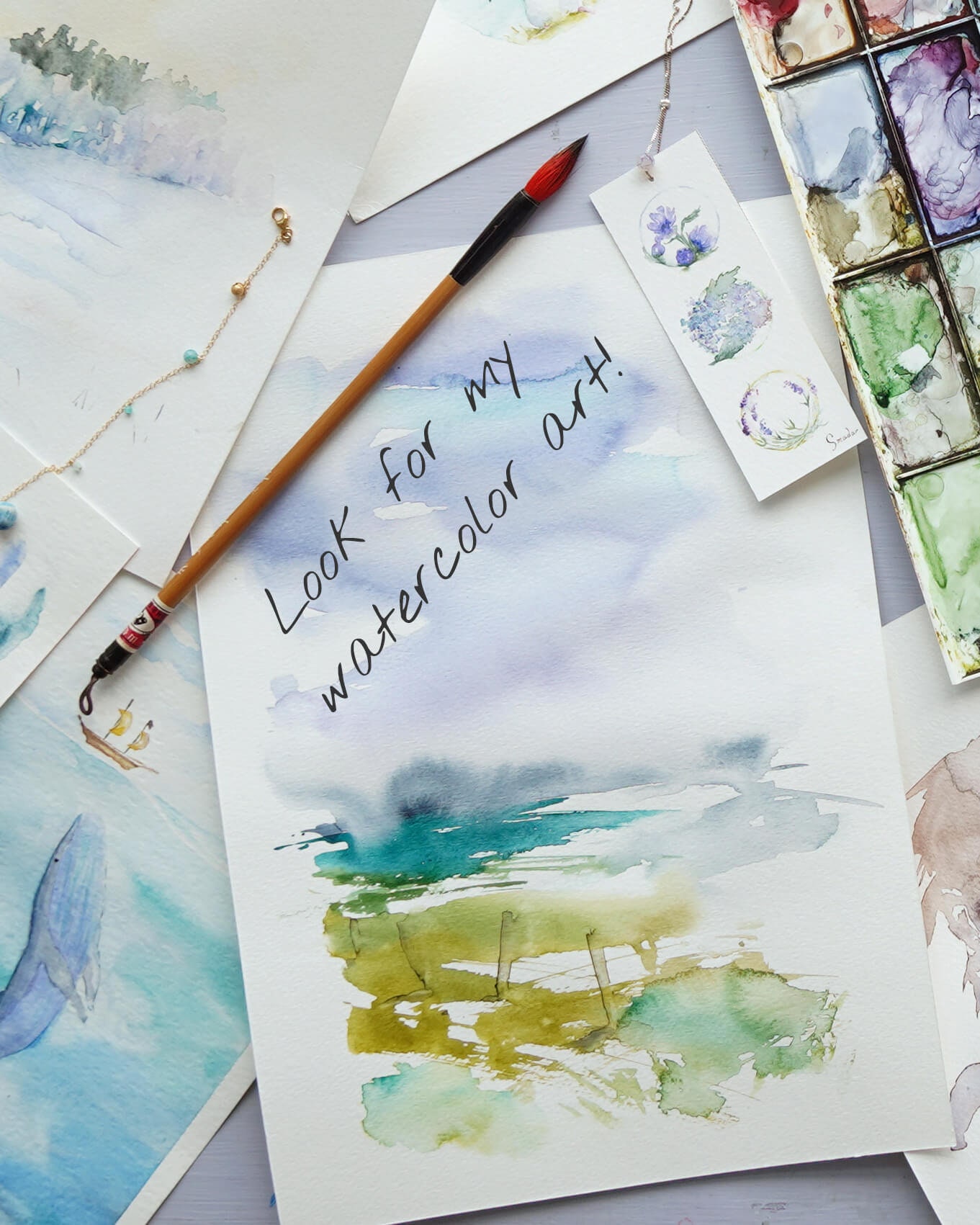 Printable Appreciation Greeting Card, Watercolor Floral Greeting Card ...