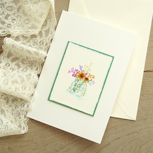 Set of 3 Watercolor Painted Greeting Cards - Etsy