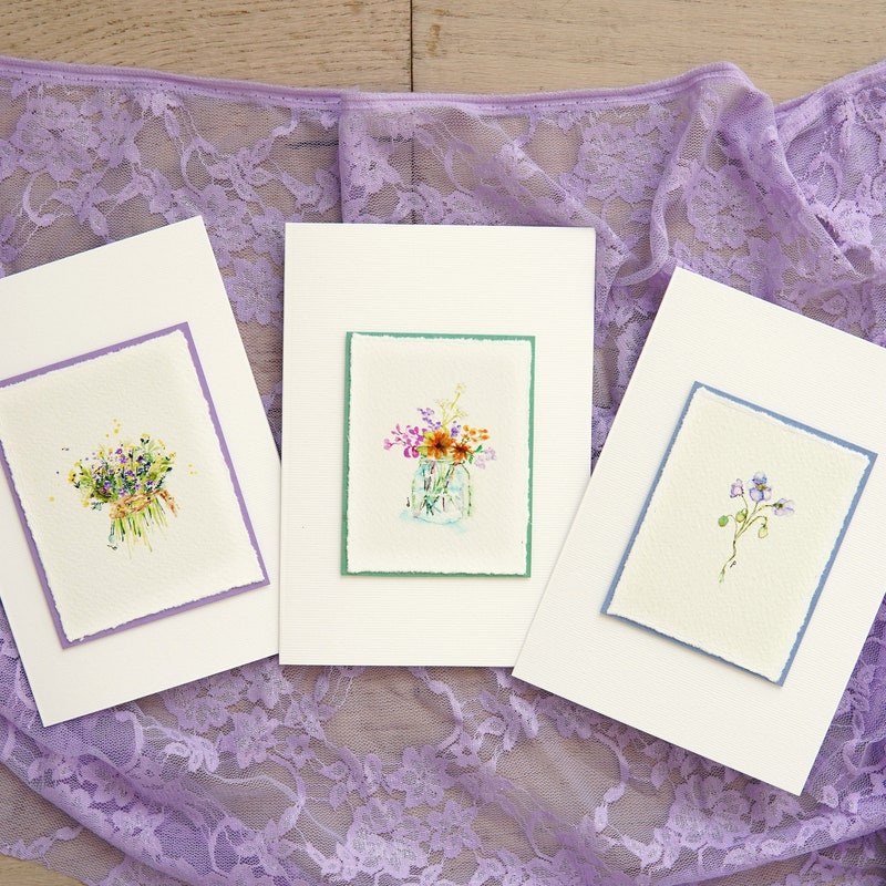 Hand Painted Cards - Etsy UK
