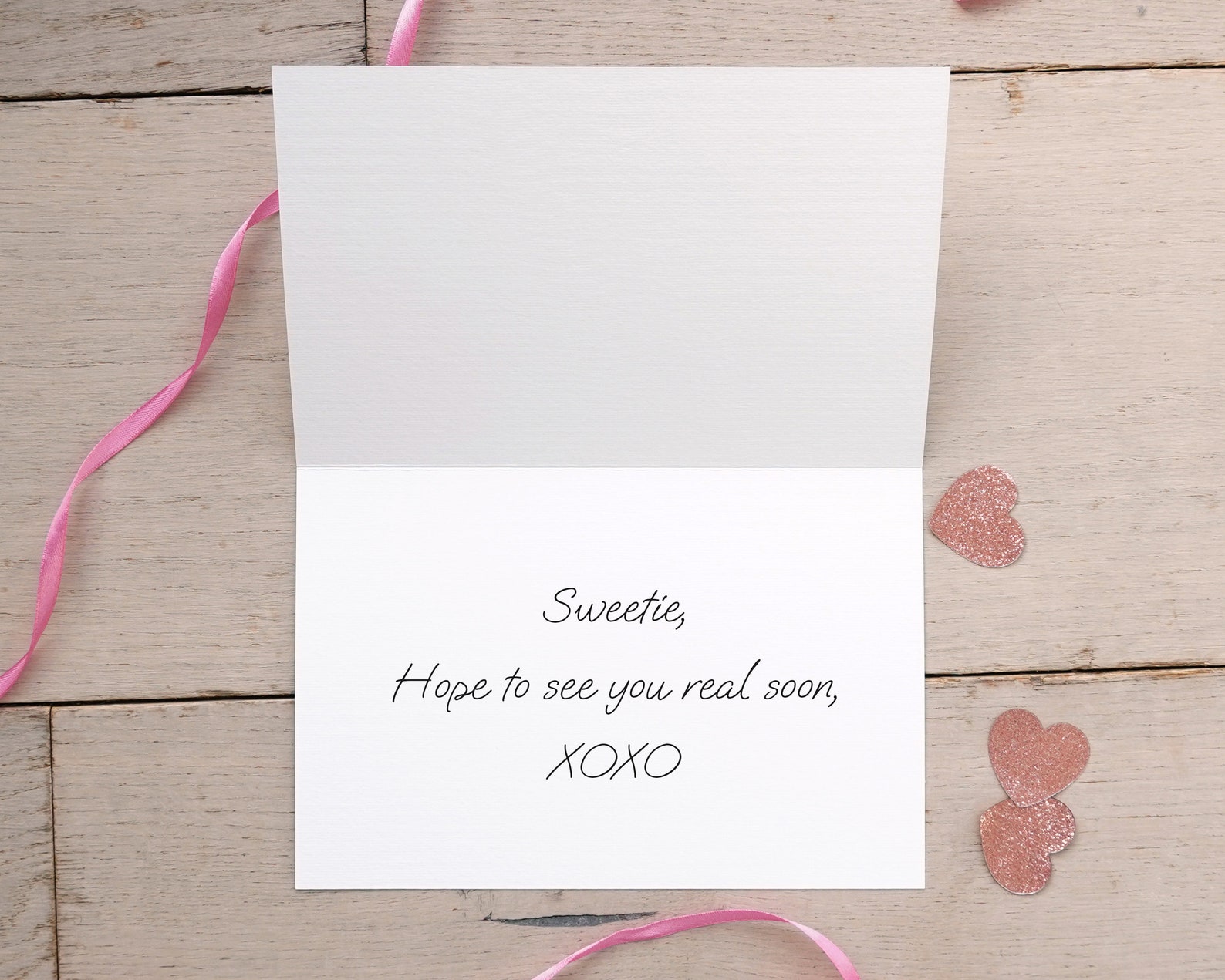 Handmade Appreciation Card Pack, Valentines Day Miss You Card ...