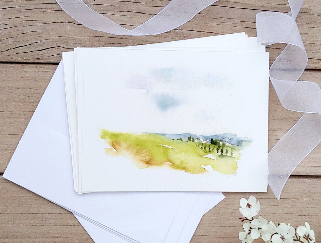 Watercolor Welcome Home Cards for Friends and Family, Watercolor ...