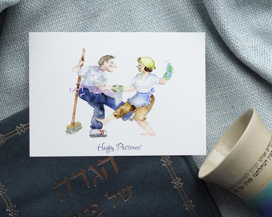 Passover Handmade Cards, Jewish Holiday Cards, Funny Pesach Celebration ...