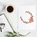 Shana Tova Watercolor Card, Personalized Greeting Card , Jewish New ...