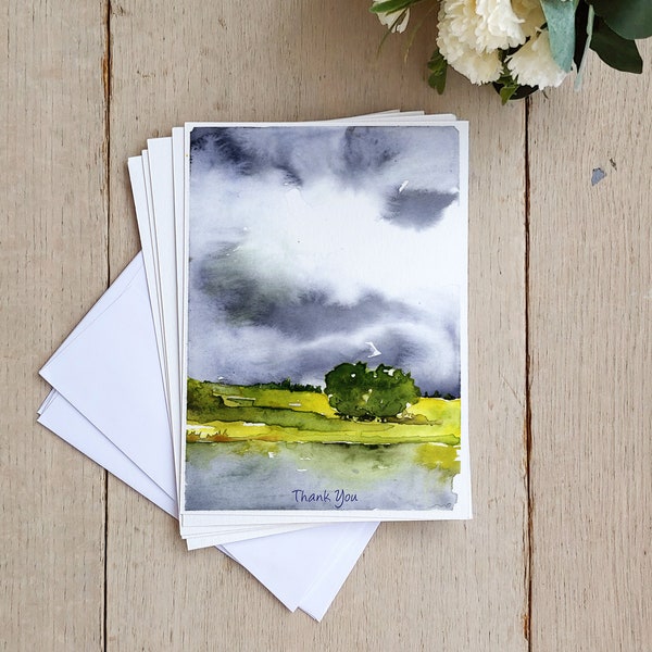 Reflection Thank You Cards - Etsy