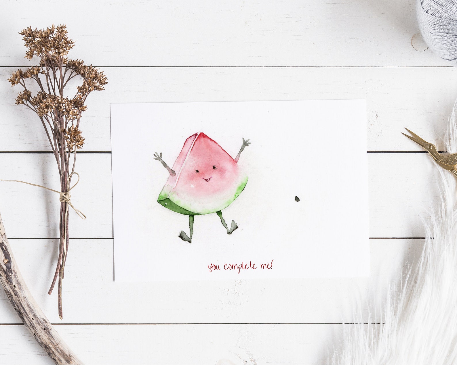 Printable Card for Best Friend, Watercolor Greeting Card, Funny ...