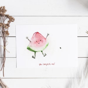 Printable Card for Best Friend, Watercolor Greeting Card, Funny ...