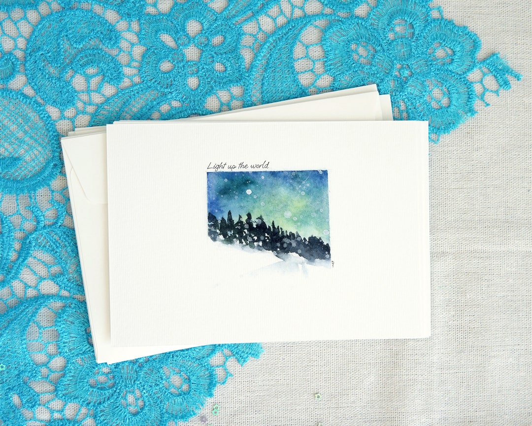 Handmade Appreciation Card Pack, Miss You Card, Watercolor Card for BFF ...