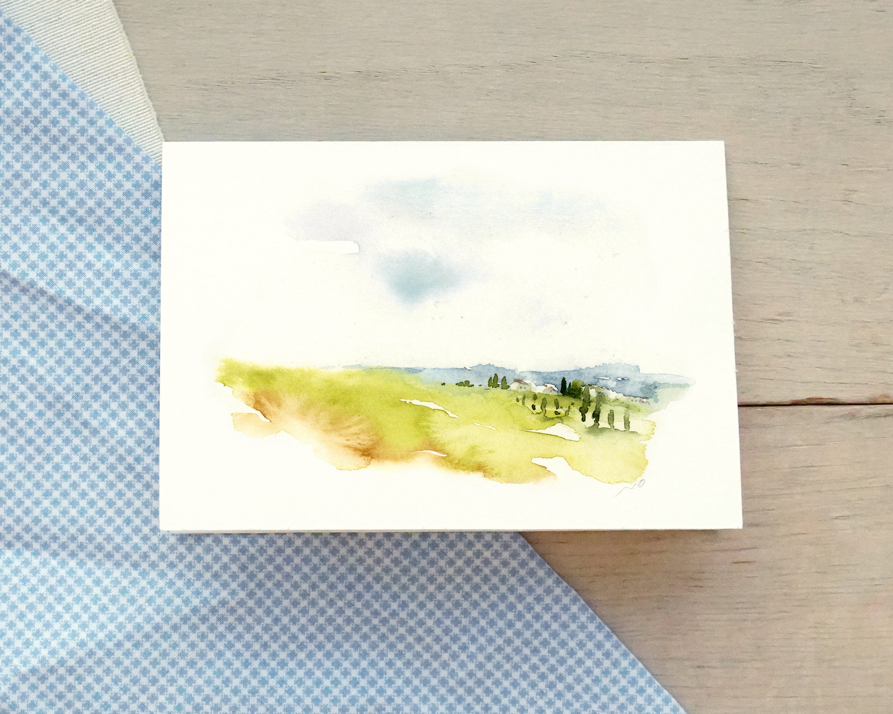 Watercolor Welcome Home Cards for Friends and Family, Watercolor ...