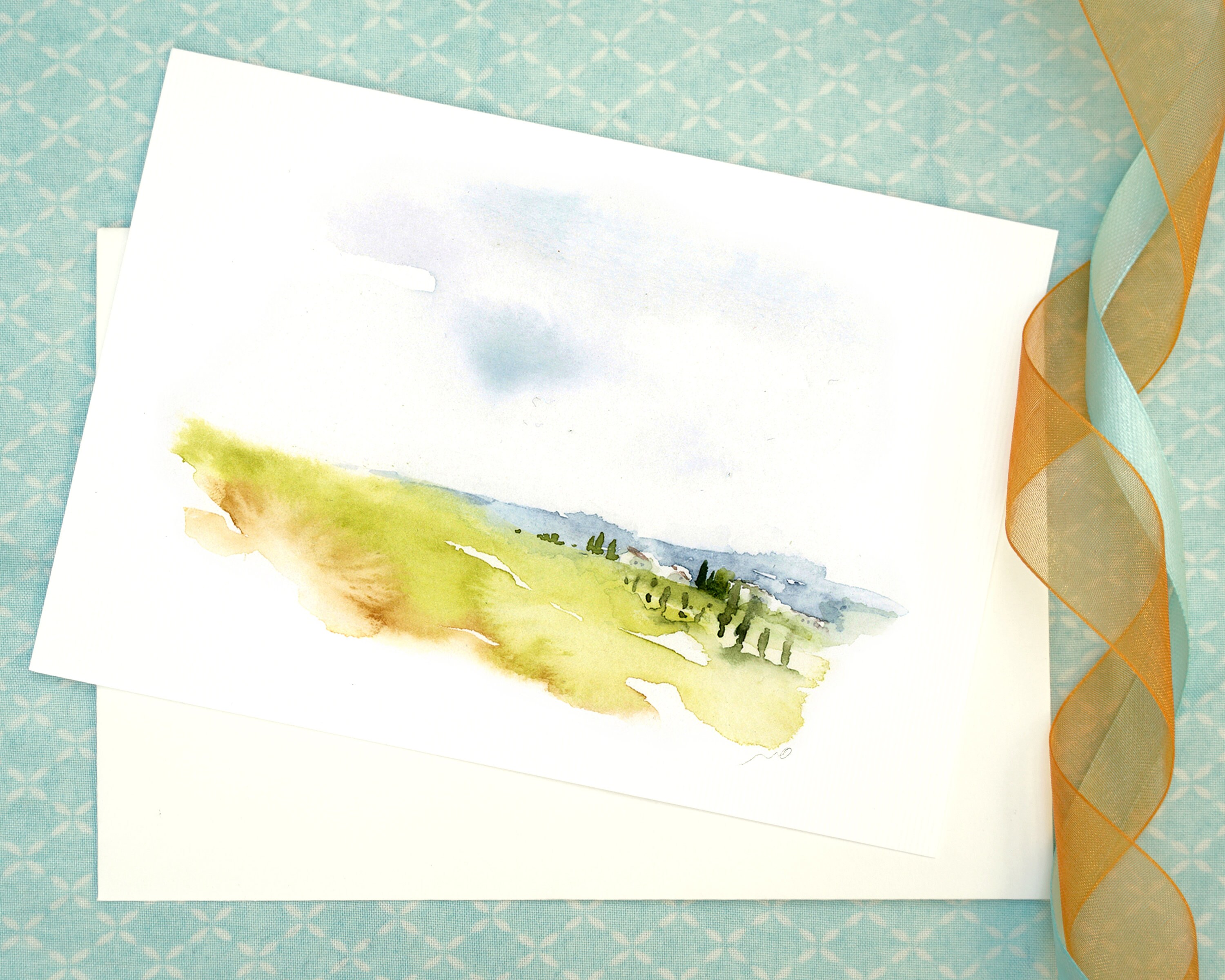 Watercolor Welcome Home Cards for Friends and Family, Watercolor ...