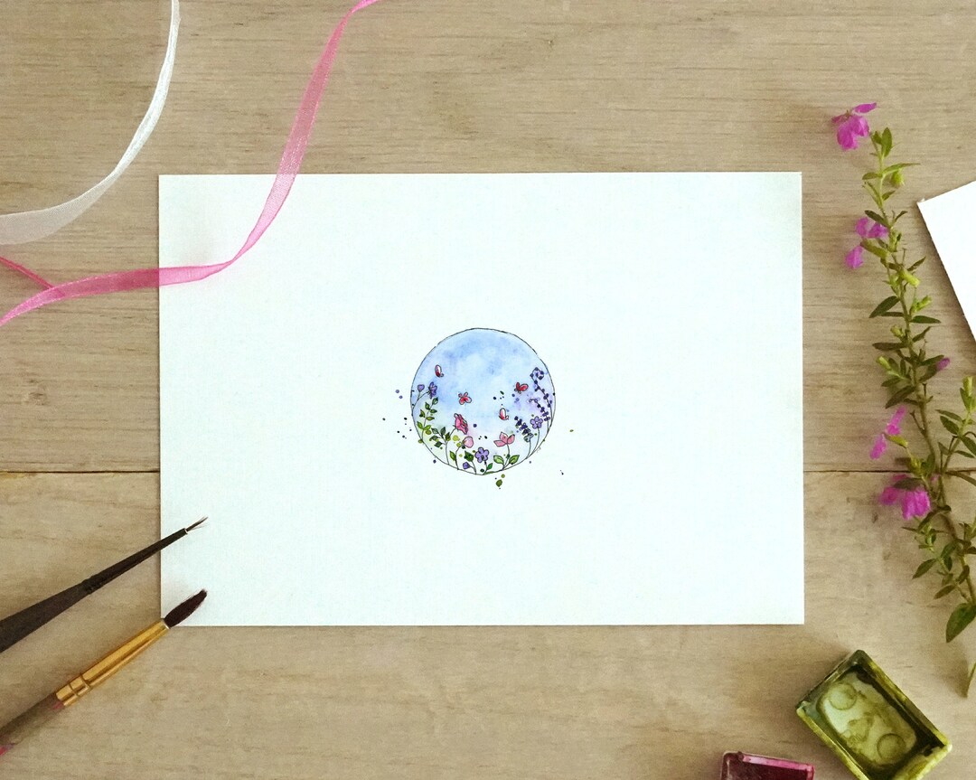 Printable Appreciation Greeting Card, Watercolor Floral Greeting Card ...