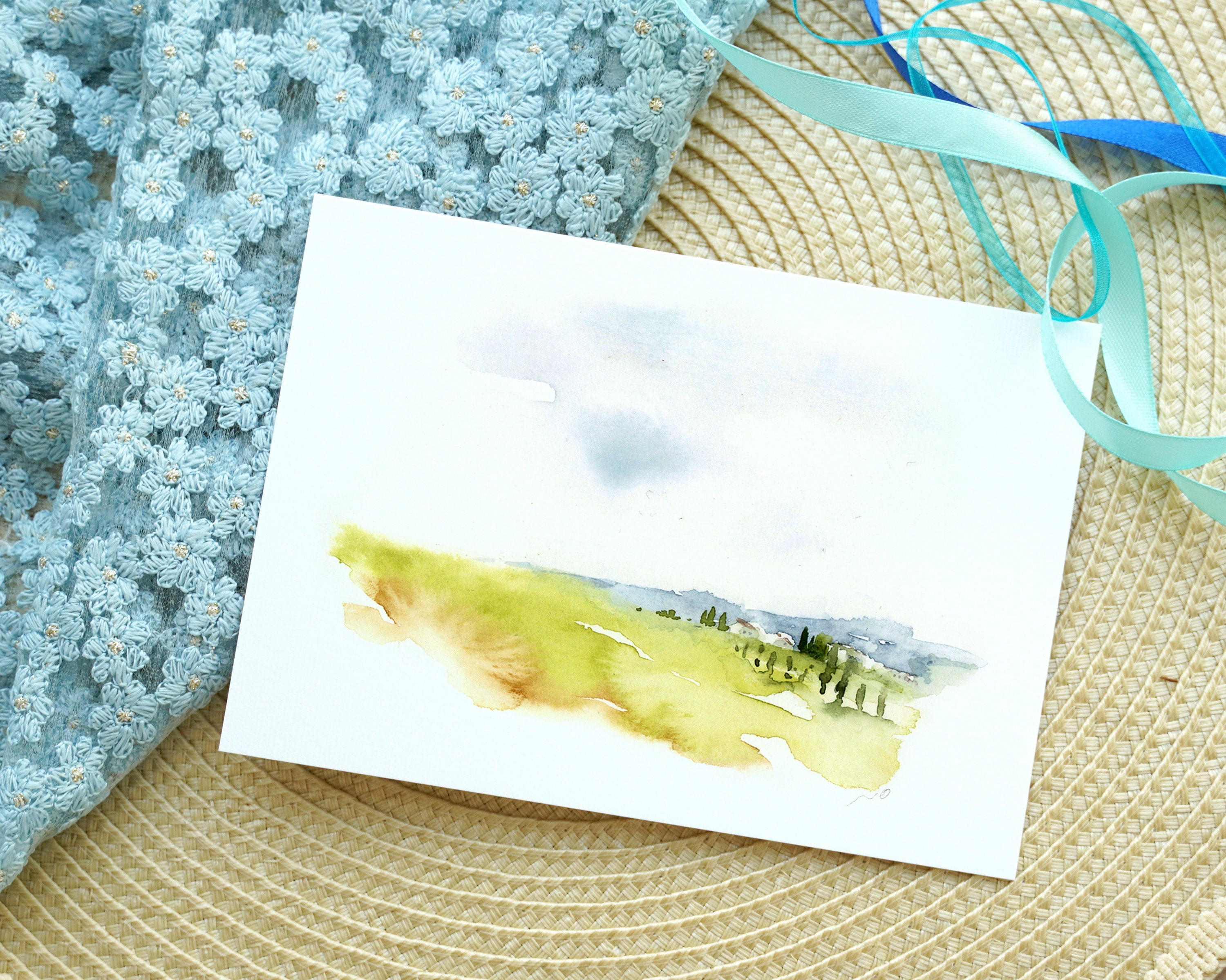 Watercolor Welcome Home Cards for Friends and Family, Watercolor ...