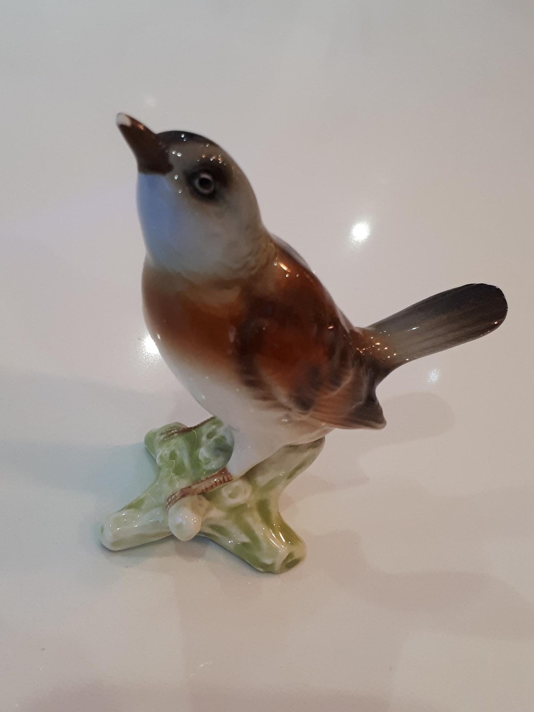 Vintage Porcelain Bird Figurine Vaga International - Etsy