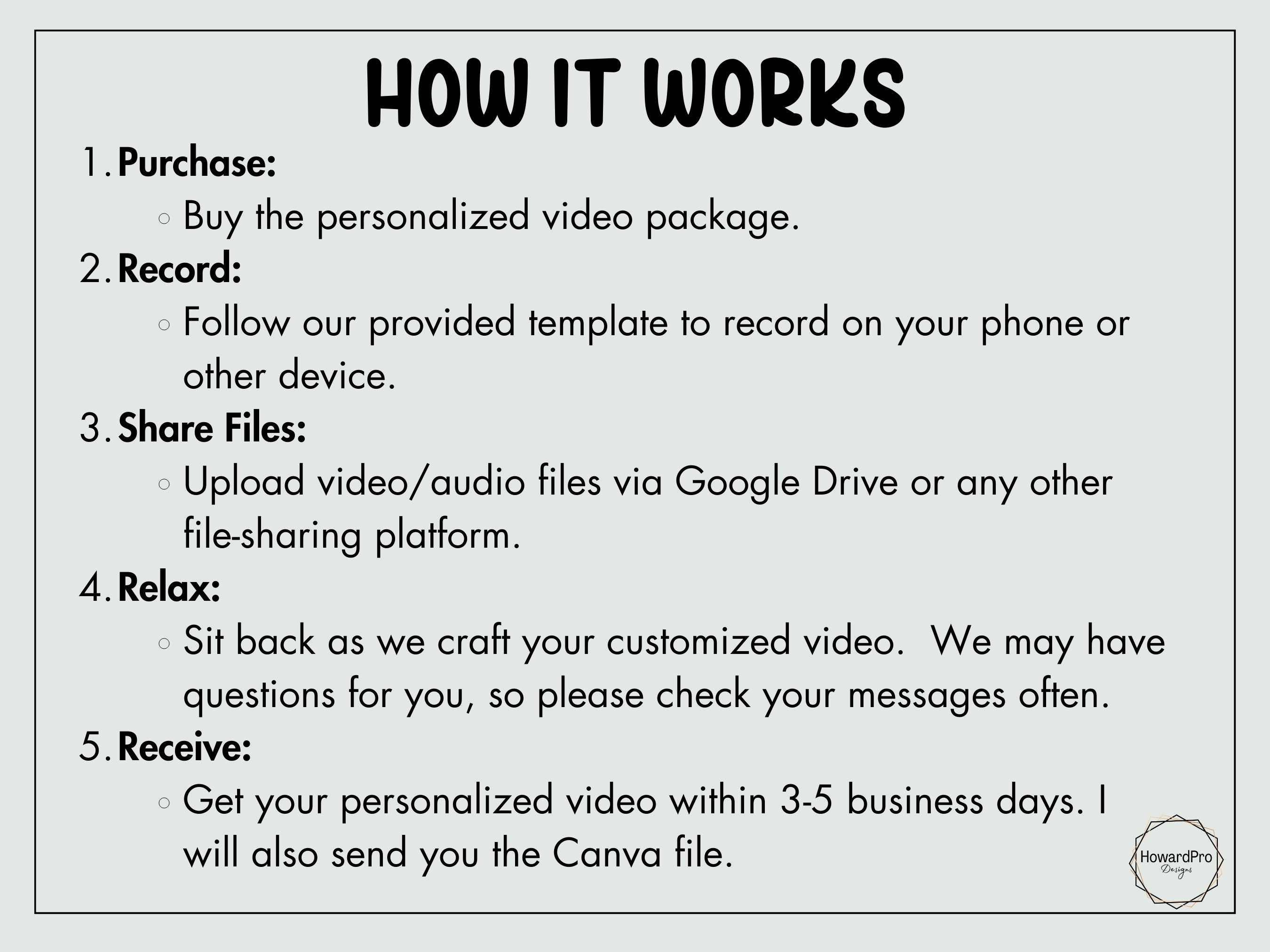 Resume Video Personalized All About Me Custom Introduction Video Editor ...