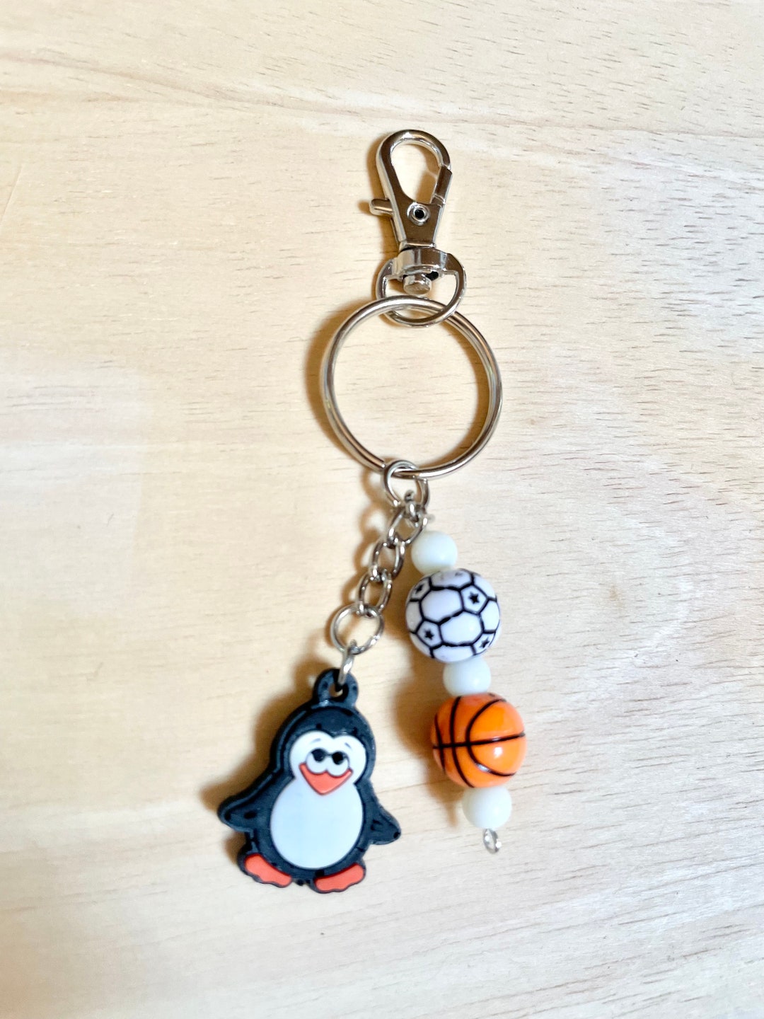 Sport-themed Keychains (soccer, Baseball, Basketball, Football) for ...