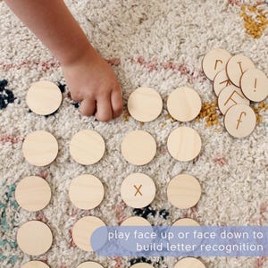 Laser Cut Alphabet Matching Game SVG: Montessori Learning Toy (digital ...