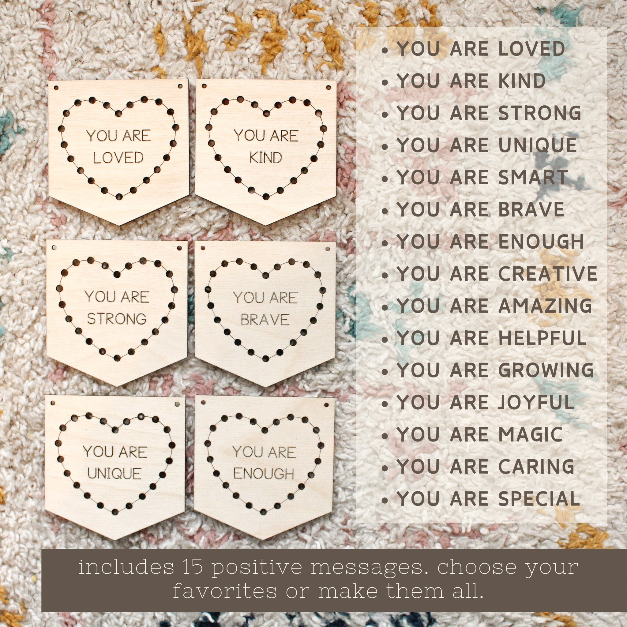 SVG Valentine's Heart Lacing Set File for Laser Cutting Kid's Mantra ...