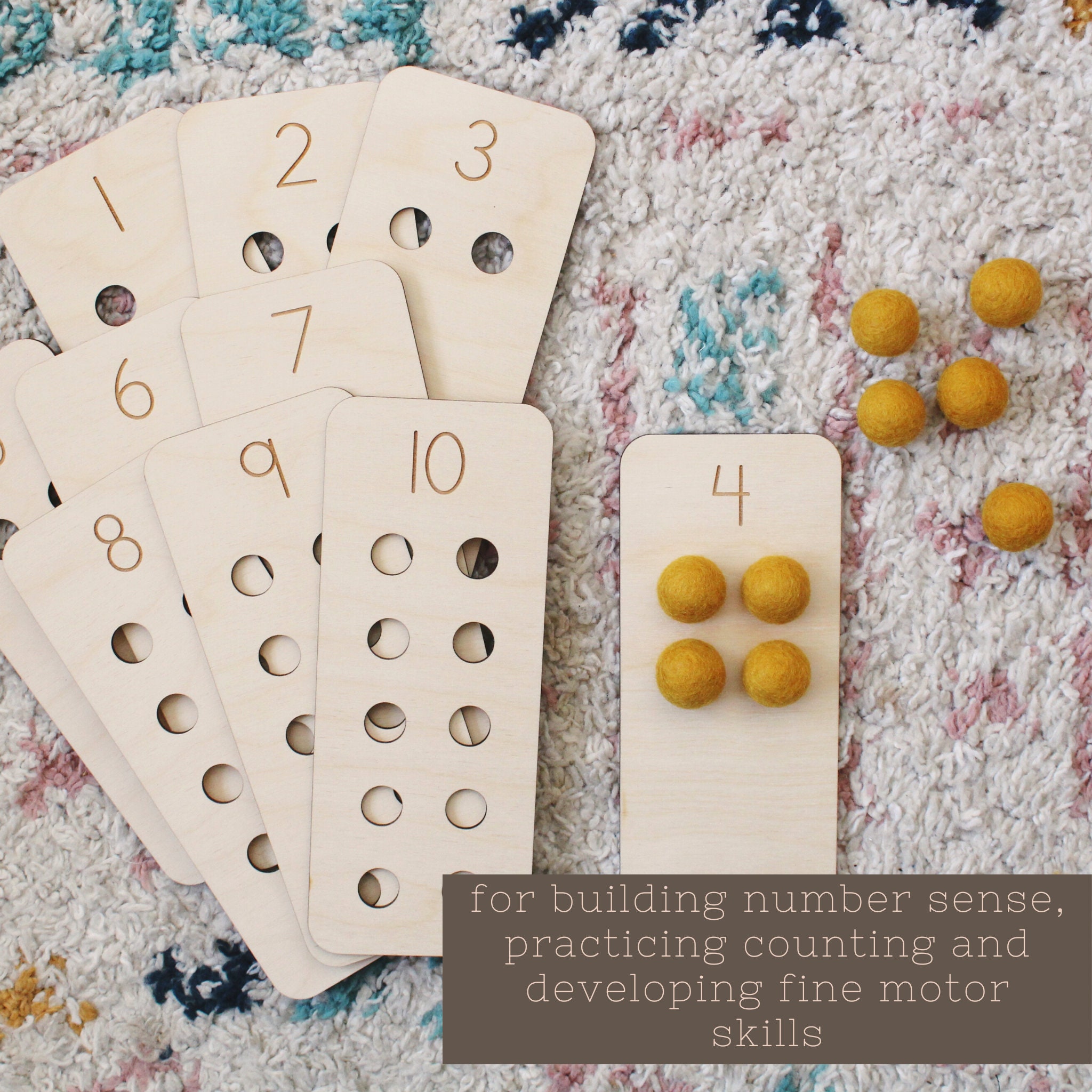 SVG Counting Boards 1-10 File for Laser Cutting Counting Ten - Etsy