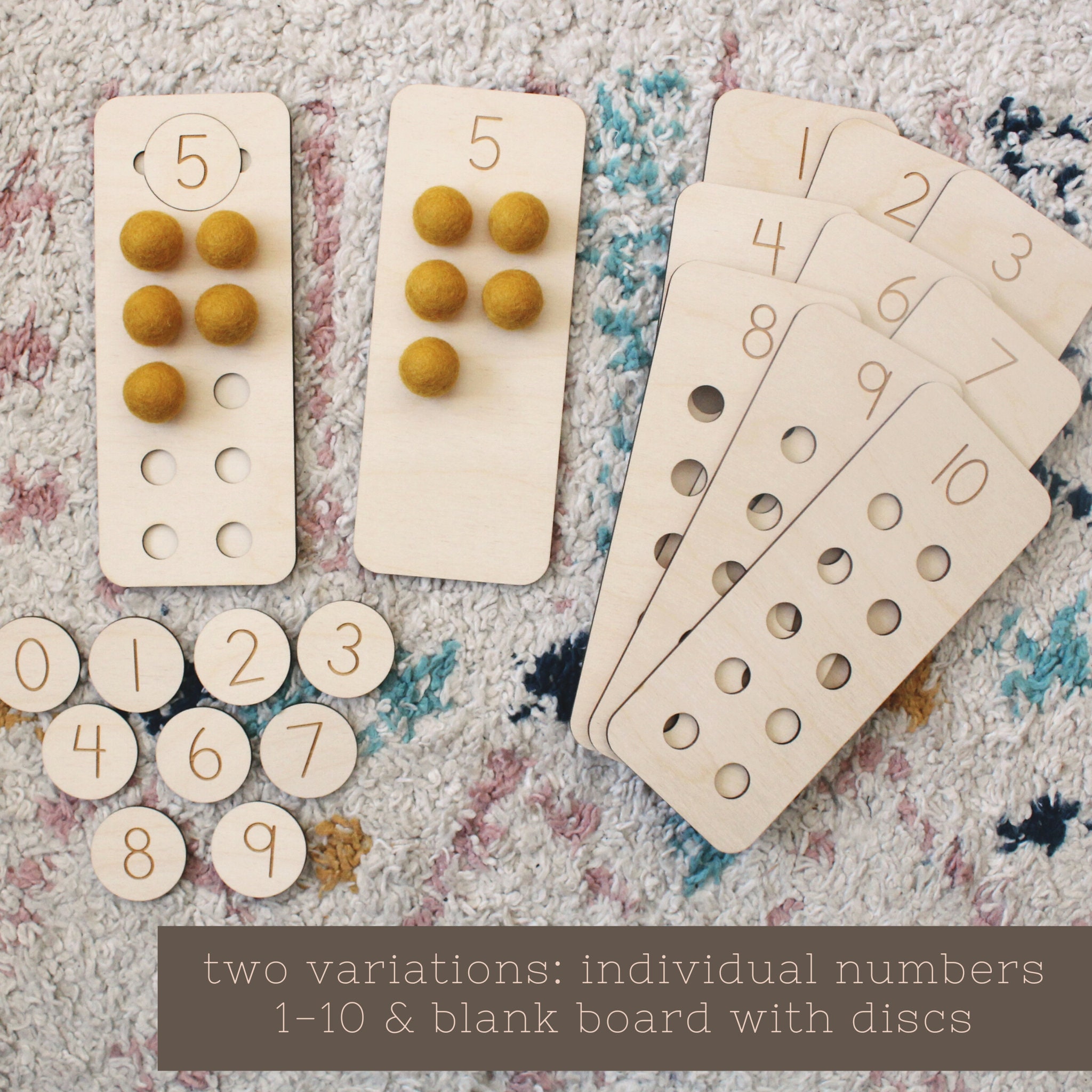 SVG Counting Boards 1-10 File for Laser Cutting Counting Ten - Etsy