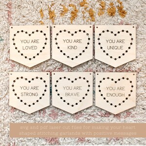 SVG Valentine's Heart Lacing Set File for Laser Cutting • Kid's Mantra ...
