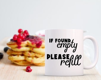 Funny Coffee Refill - Etsy