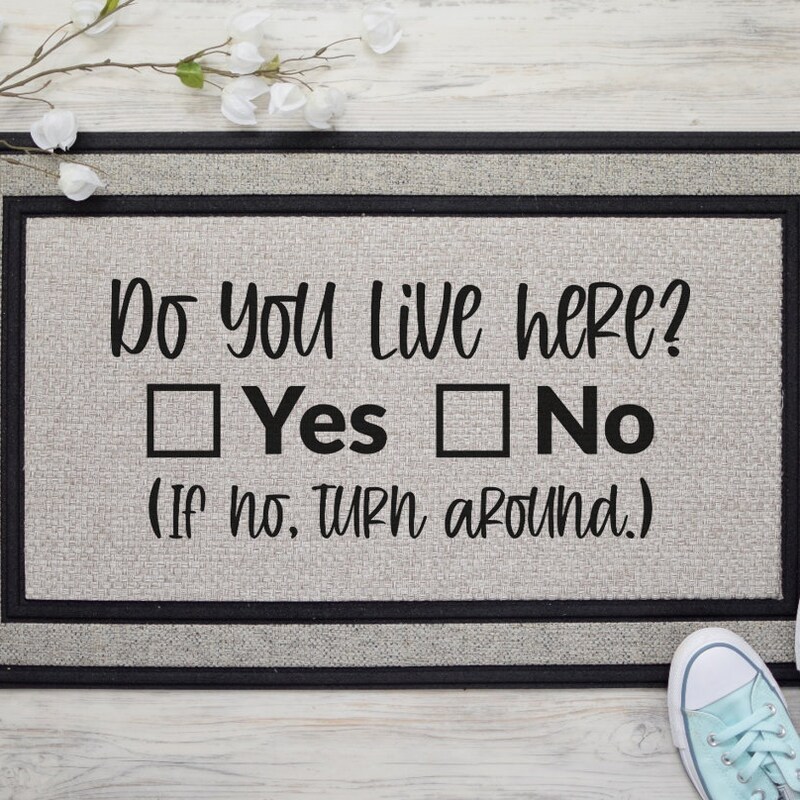 Rude Door Mat - Etsy