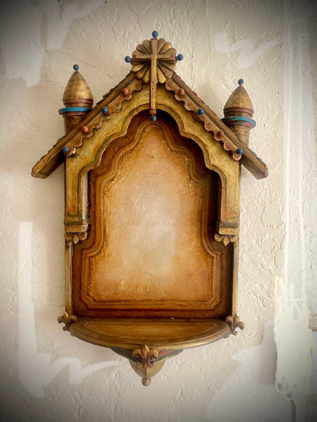 Shrine, Altar, Nicho Altar. Hand-painted,requiem Altar/shrine With ...