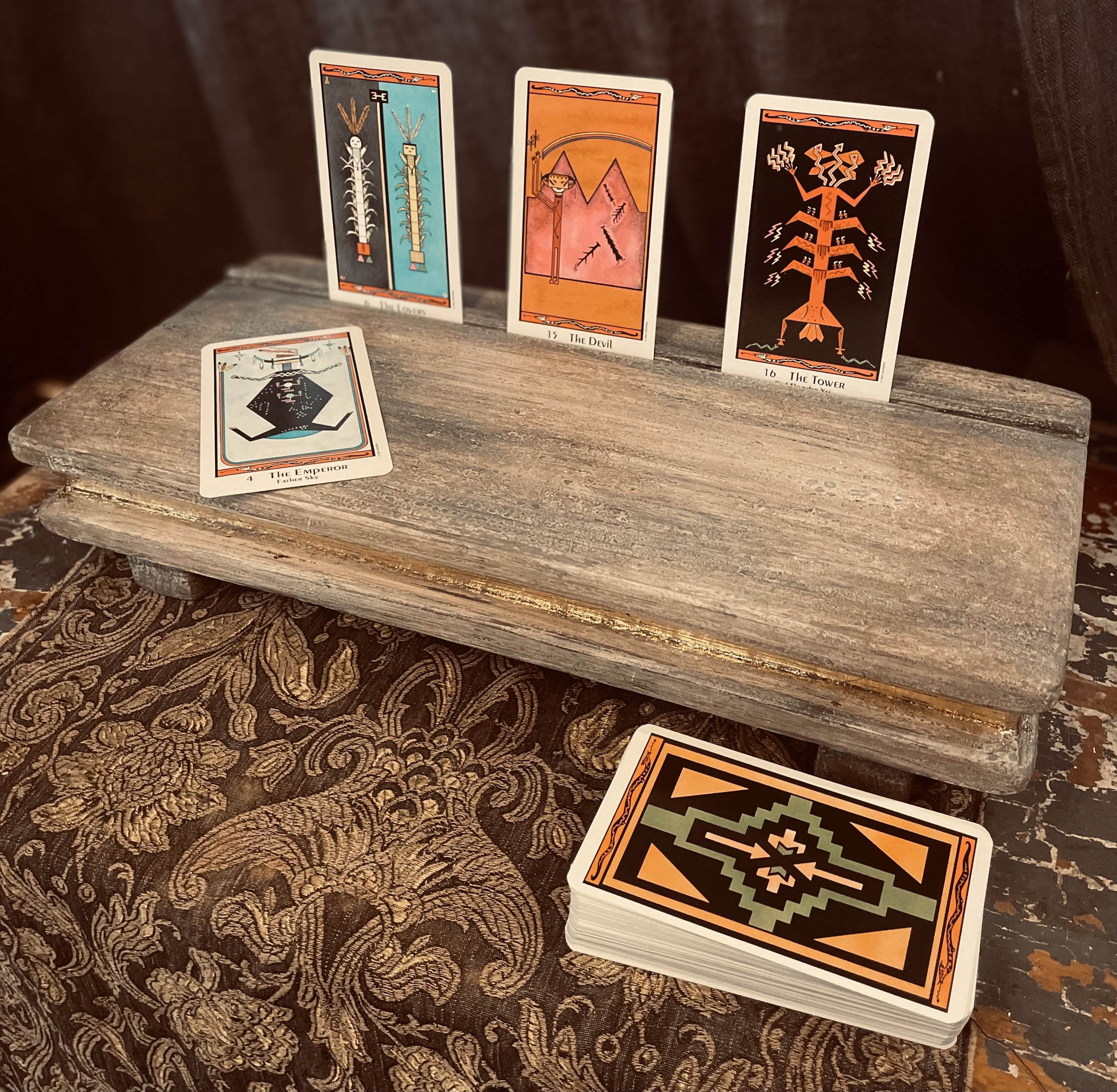 Tarot Card Stand, Wood Tarot Holder, Affrimation Card Display and ...